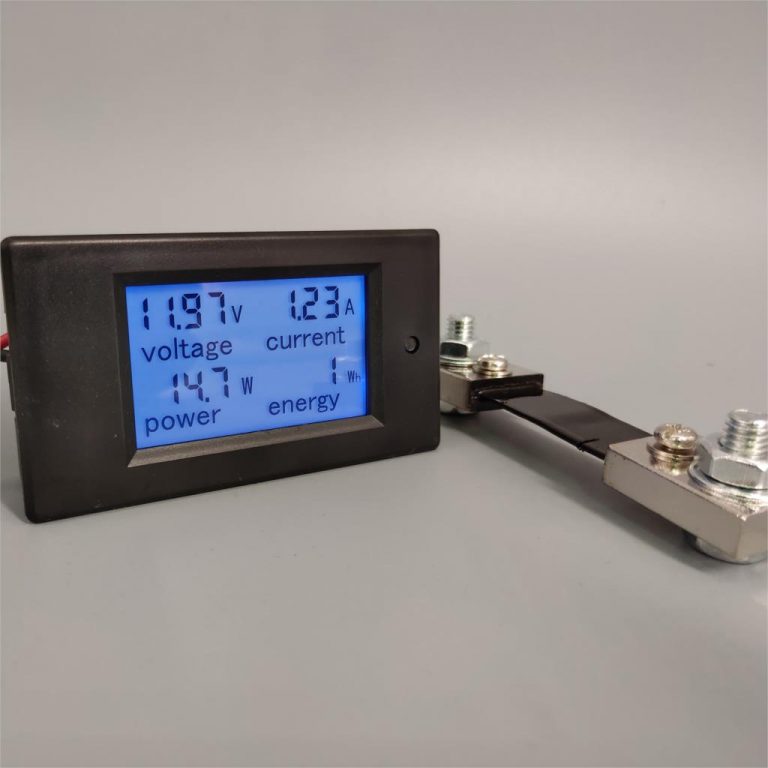 DC Voltmeter Ammeter Power Energy Digital Voltage Current Meter ...