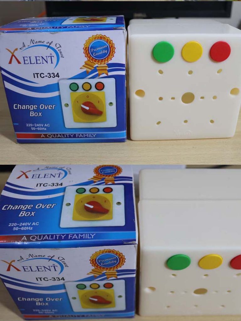 Electrical Wall Universal Rotary Changeover Switch Exterior Box ...