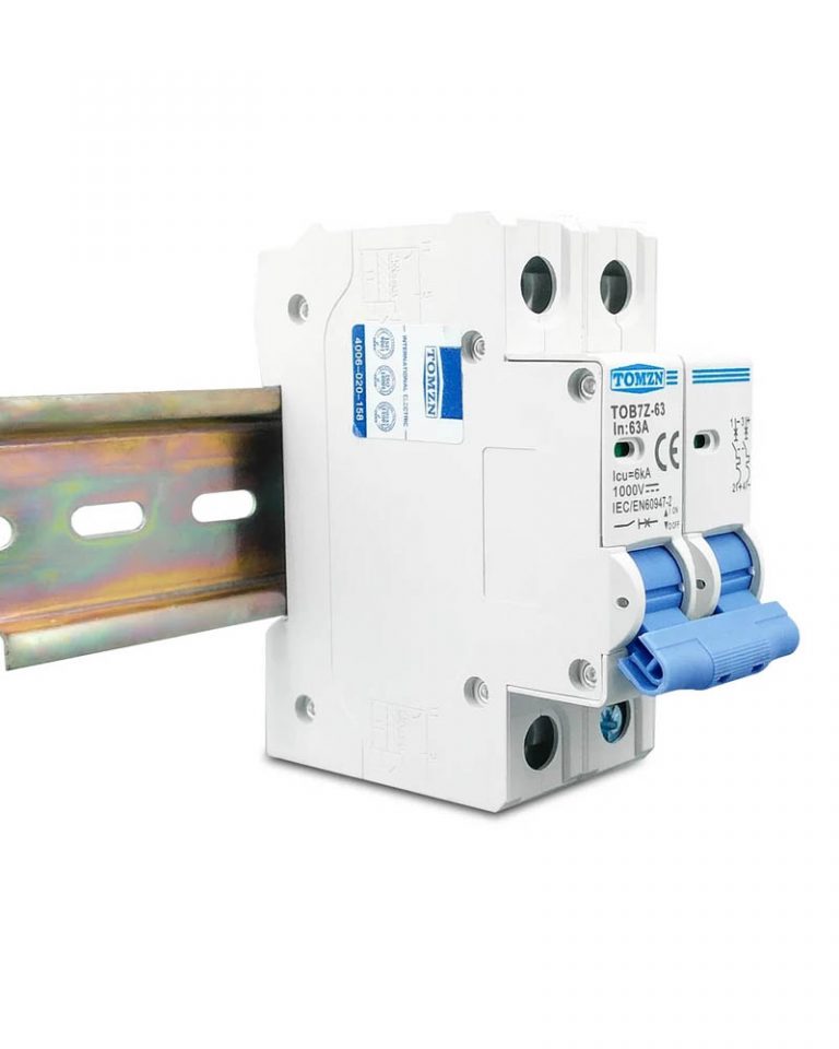 Tomzn 2P DC 1000V Solar Mini Circuit Breaker – ElectricalWall