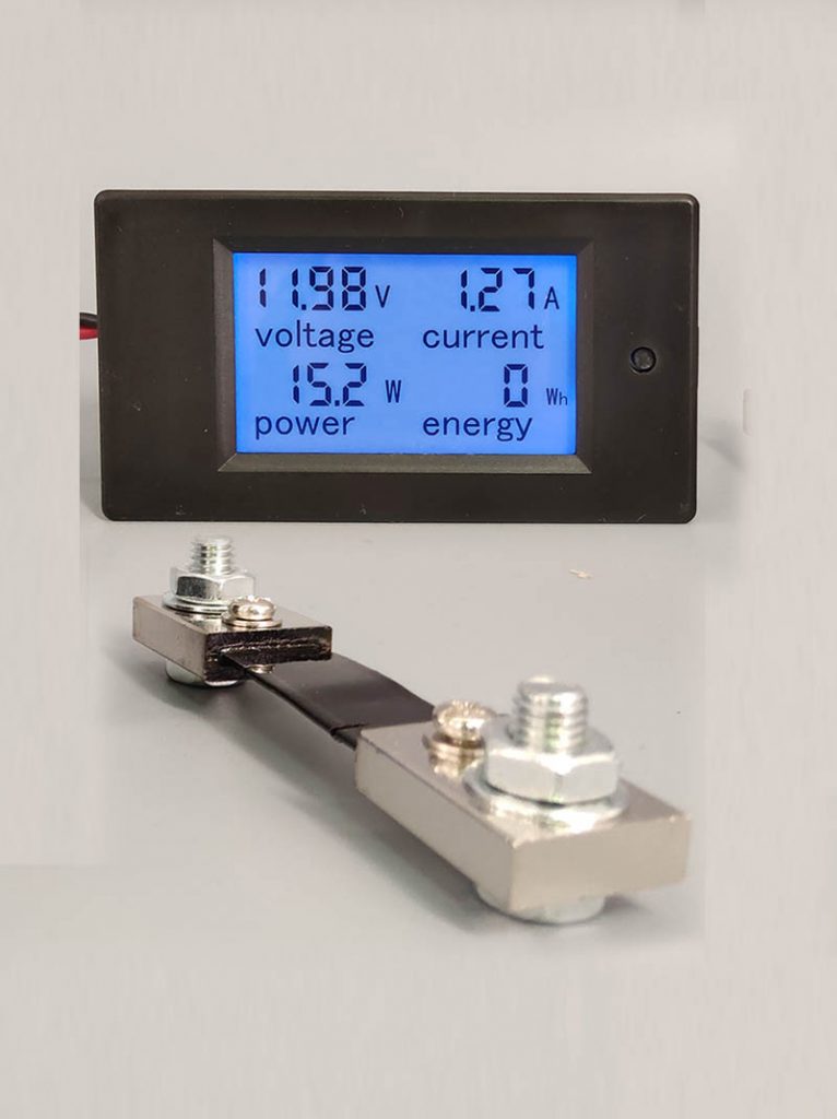 DC Voltmeter Ammeter Power Energy Digital Voltage Current Meter ...