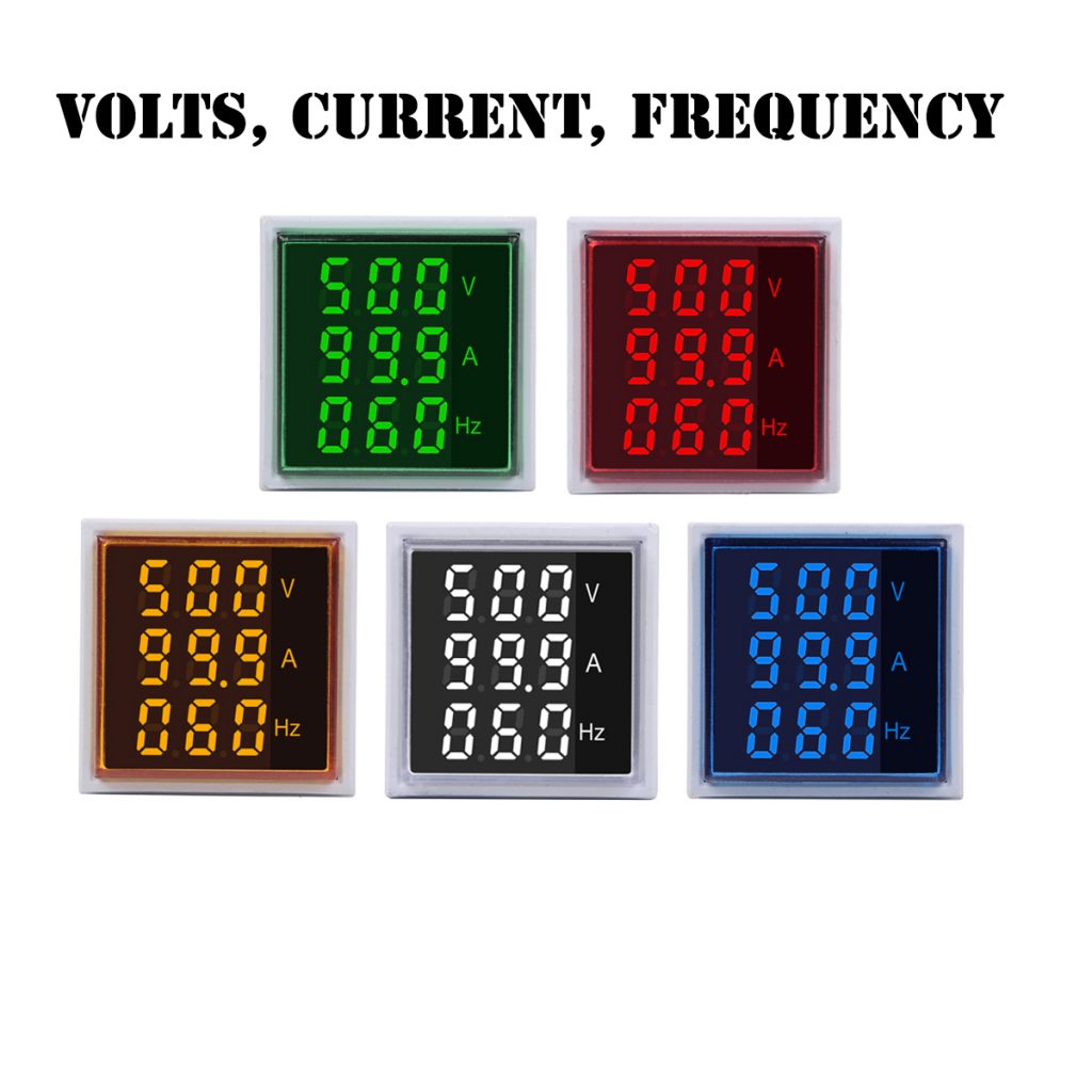 Digital Voltmeter Ammeter Frequency Meter – ElectricalWall