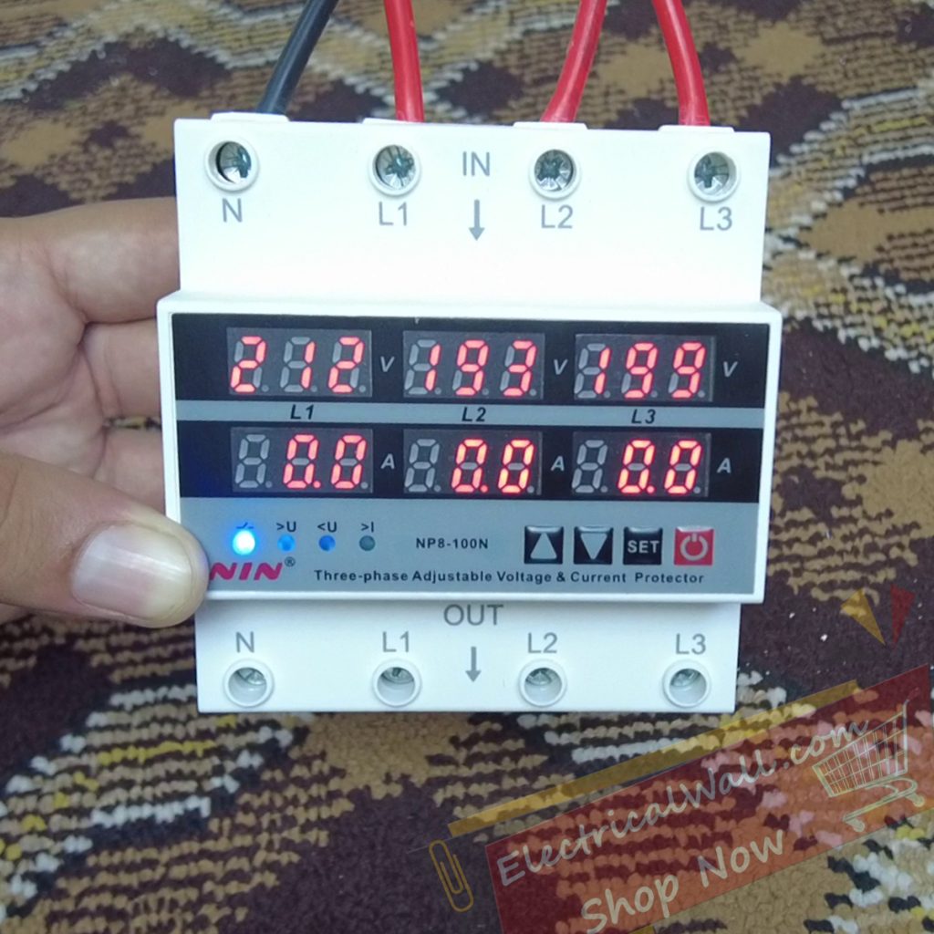 NIN Three Phase Volts And Current Protector Warranty 2 Years ...