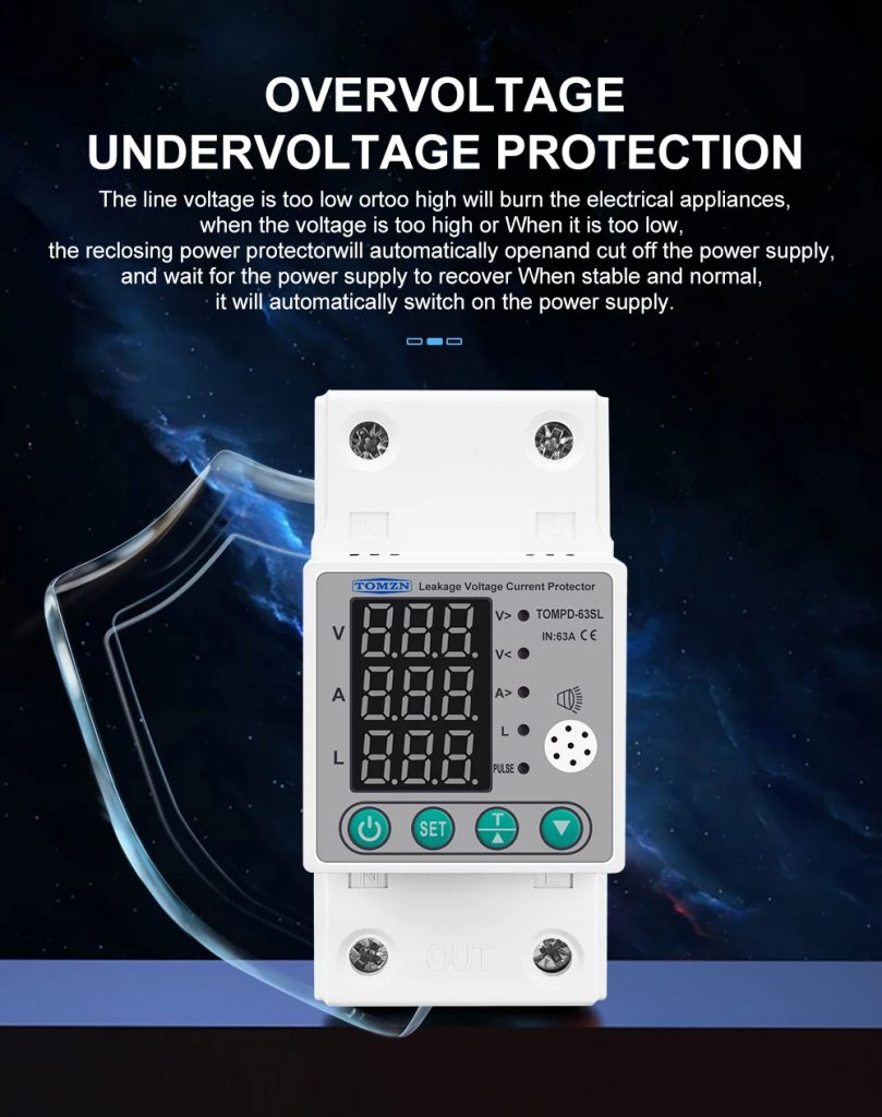 Automatic Reconnect Over And Under Voltage Over Current Leakage ...